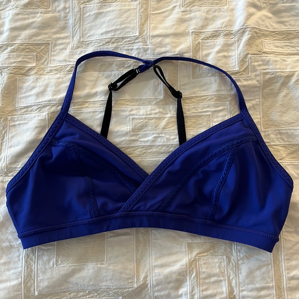 Lululemon Triangle Bra With Cross-Straps, In Blue - Gem